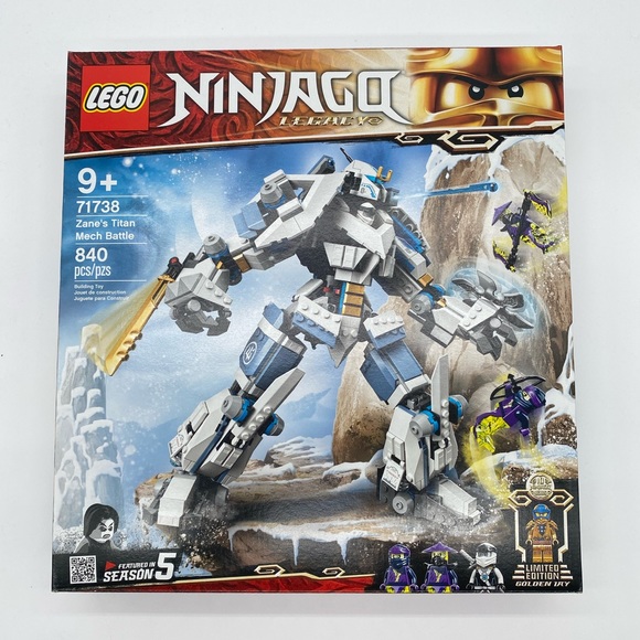 Lego | Toys | Lego Ninjago Legacy Zanes Titan Mech Battle 7738 Ninja ...